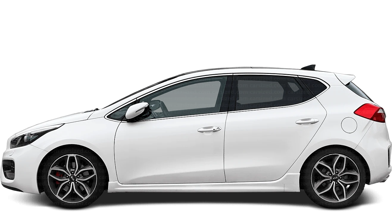 Dimensions: Chevrolet Malibu 2015-present vs. Kia Ceed 2015-2018