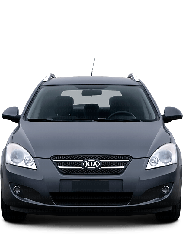 Dimensions: Kia Niro 2021-present vs. Kia Ceed 2006-2009