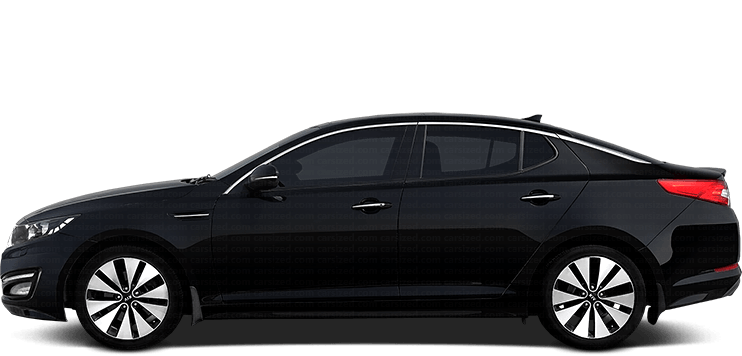 Kia Optima 2010-2015 Dimensions Side View