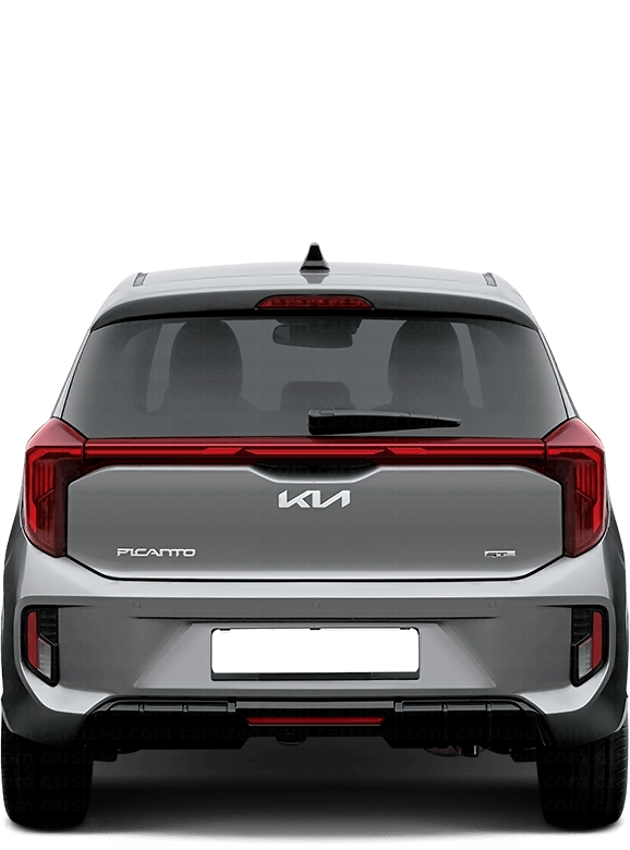 Dimensioni: Kia Picanto 2023-presente vs. Renault Twingo 2014-2019
