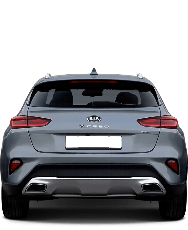 Dimensions: Kia XCeed 2019-2022 vs. Mitsubishi Eclipse Cross 2021-present