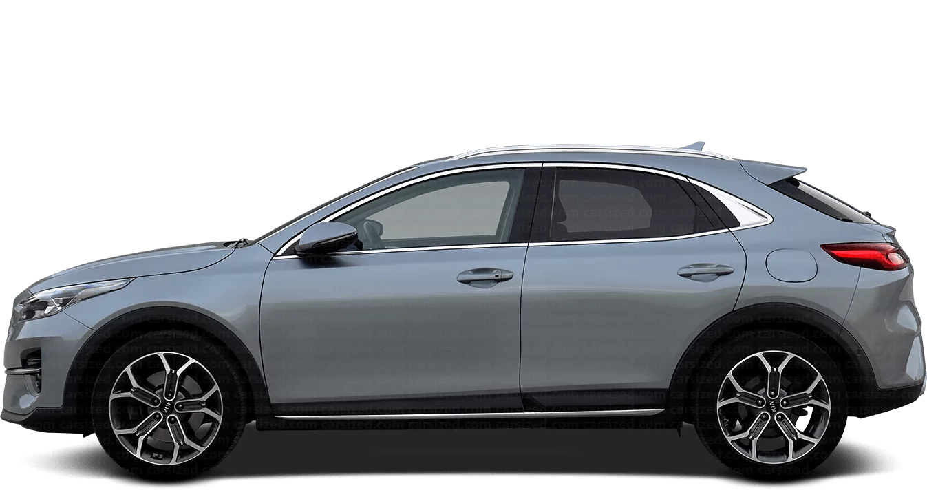 Dimensions: Kia XCeed 2019-2022 vs. Volkswagen Passat 2014-2019