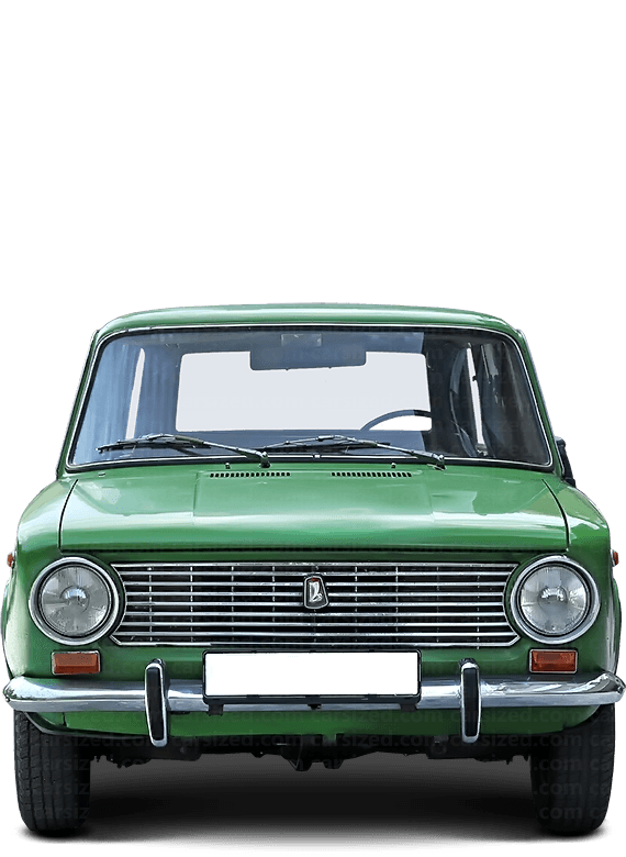 Lada 2102 1971-1988 Dimensiones Vista frontal