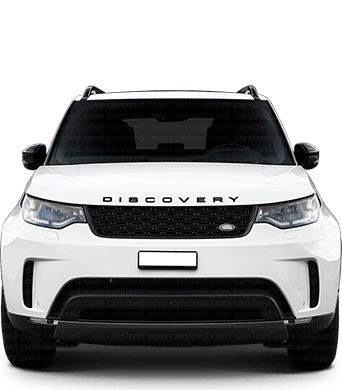 Dimensions: Land Rover Discovery 2017-present vs. Toyota Hilux 2016-2020