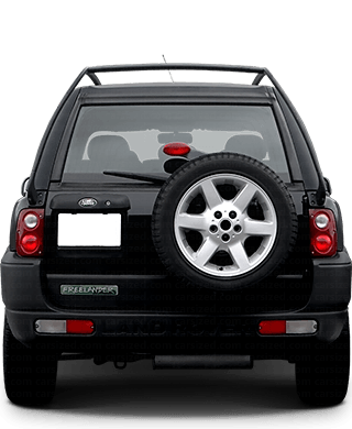 Land Rover Freelander 1997-2003 Dimensions Rear View