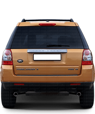 Land Rover Freelander 2006-2014 Dimensions Rear View