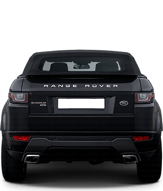 Land Rover Range Rover Evoque 2015-2018 Dimensiones Vista trasera