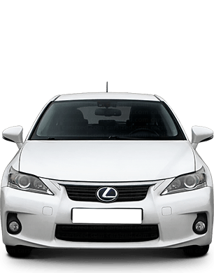 Lexus CT 2011-2014 Dimensions Front View