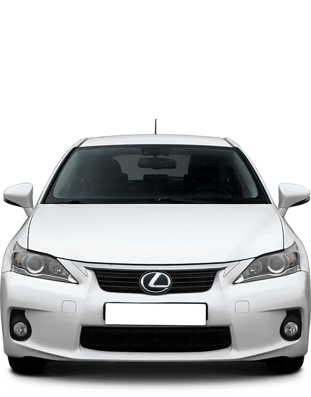 Dimensions: Hyundai i30 2020-2024 vs. Lexus CT 2011-2014