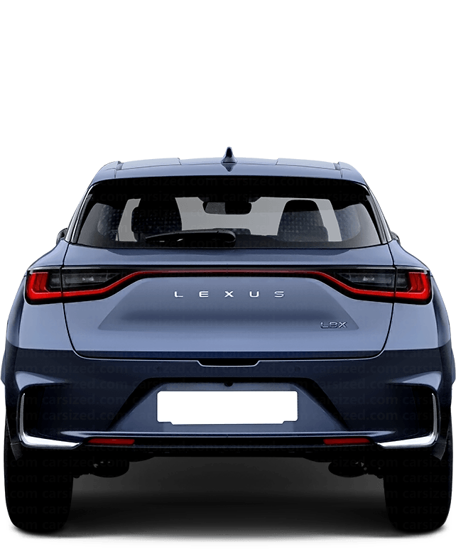 Dimensions: Mazda CX-9 2013-2015 vs. Lexus LBX 2023-present