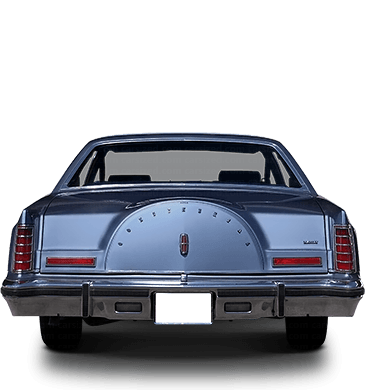 Lincoln Continental 1977-1979 Dimensions Rear View