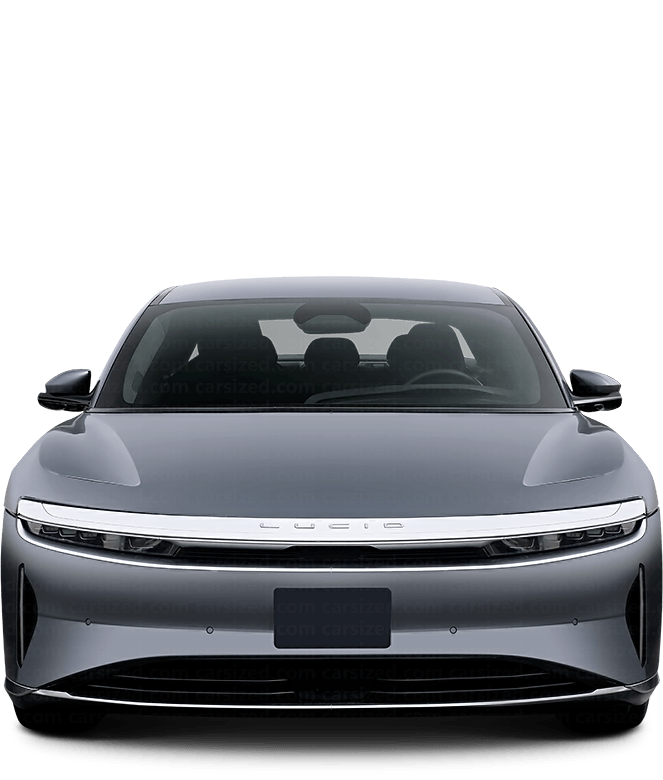 Dimensions: Toyota Land Cruiser 2021-present vs. Lucid Air 2021-present