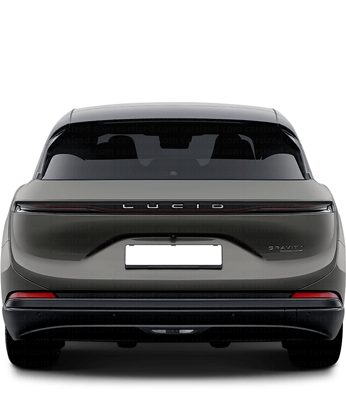 Dimensions: Lucid Gravity 2024-present vs. Suzuki Vitara 2013-2015