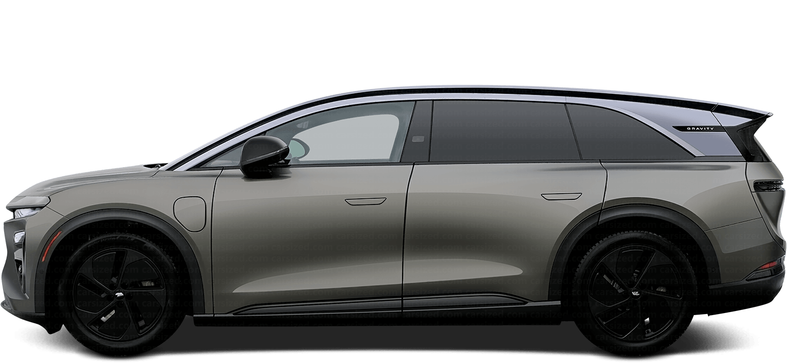 Abmessungen: Mazda 5 2010-2013 vs. Lucid Gravity 2024-heute