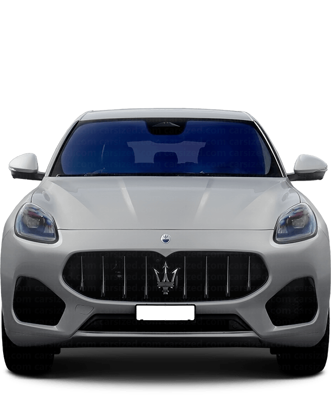 Maserati Grecale 2022-present Dimensions Front View