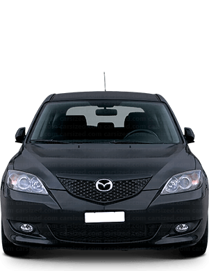 Mazda 3 2003-2006 Dimensions Front View