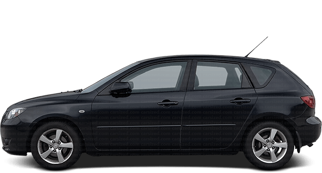 Dimensions: Mazda 3 2003-2006 vs. Jaguar 1.5 Litre 1936-1949