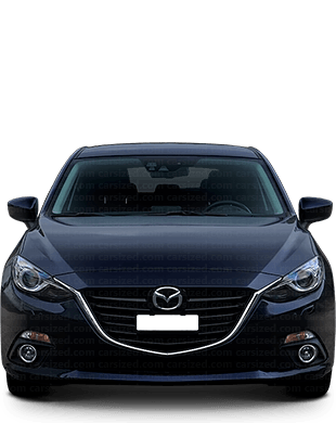 Mazda 3 2013-2017 Dimensions Front View