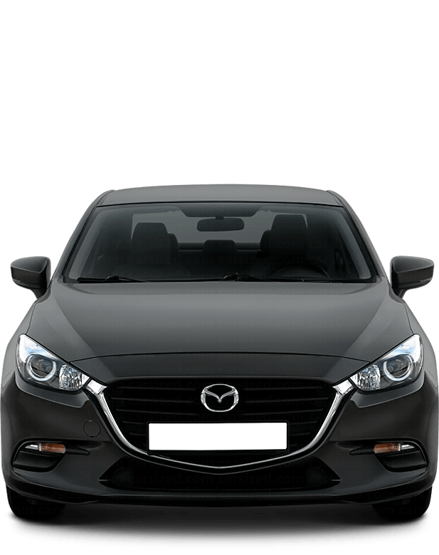 Dimensions: Mazda CX-30 2019-present vs. Mazda 3 2017-2018