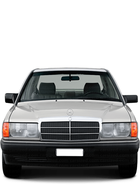 Dimensions: Mercedes-Benz 190 1988-1993 vs. MG MG4 2022-present