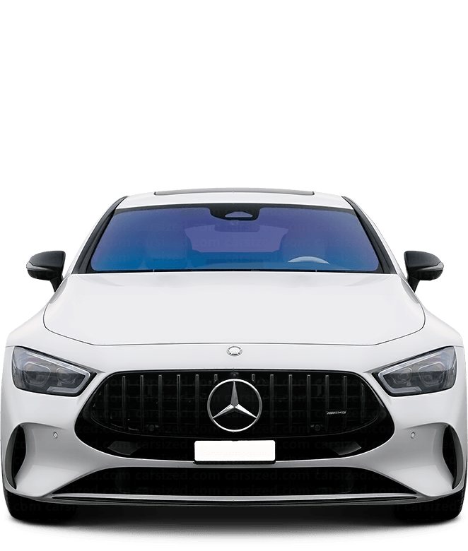 Dimensions: Mercedes-Benz AMG GT 2021-present vs. Tesla Cybertruck 2023 ...