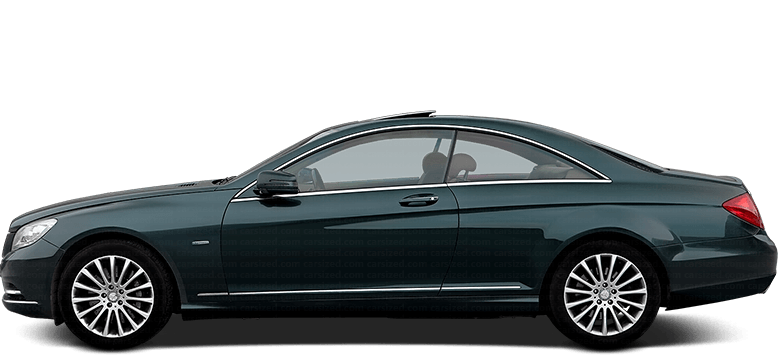 Dimensions: Volkswagen Golf 2019-2024 vs. Mercedes-Benz CL-Class 2010-2014