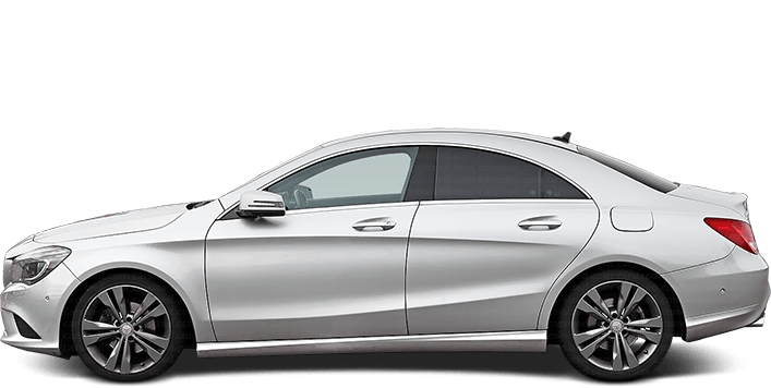 Mercedes-Benz CLA 2013-2019 Dimensions Rear View
