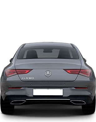 Mercedes-Benz CLA 2019-present Dimensions Rear View