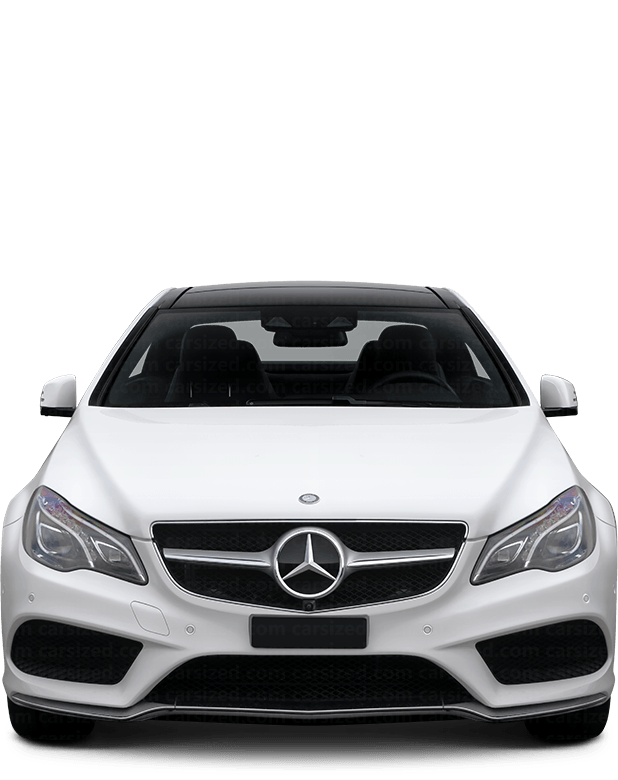 Dimensions: Mercedes-Benz E-Class 2013-2017 vs. Toyota Hilux 2016-2020