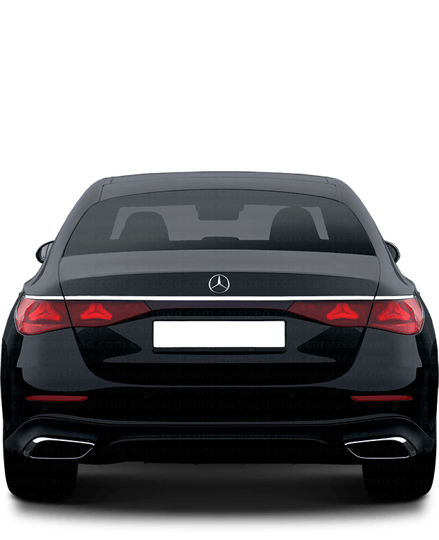Mercedes-Benz E-Class 2023-present Dimensions Rear View