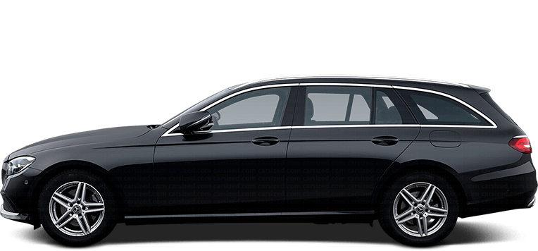 Mercedes-Benz E-Class 2020-2023 Dimensions Side View