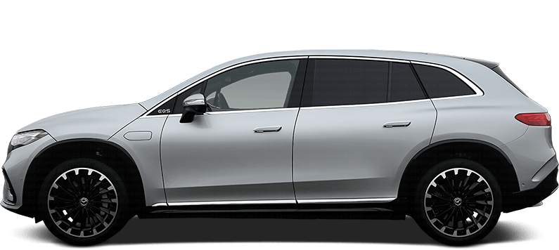 Dimensions: Jaguar XF 2015-2020 vs. Mercedes-Benz EQS SUV 2022-present