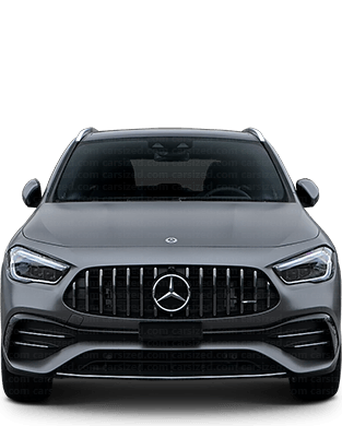 Mercedes-Benz GLA 2020-present Dimensions Front View