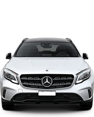 Mercedes-Benz GLA 2014-2019 Dimensions Front View