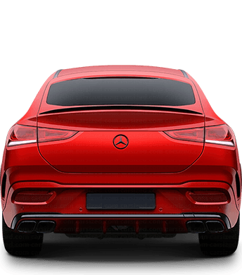 Mercedes-Benz GLE 2019-2023 Dimensions Rear View