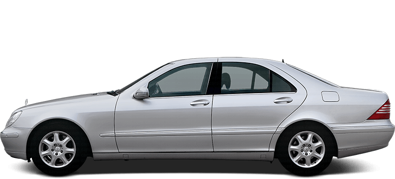 Mercedes-Benz S-Class 2002-2005 Dimensions Side View