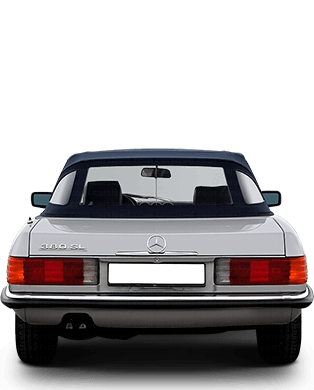 Mercedes-Benz SL 1971-1985 Dimensions Rear View