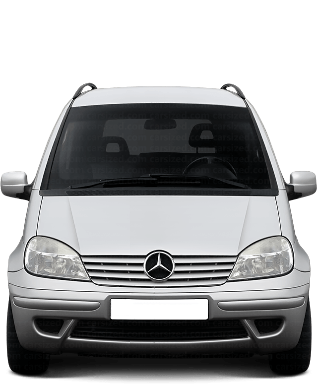 Dimensions: Audi Q6 e-tron 2023-present vs. Mercedes-Benz Vaneo 2001-2005