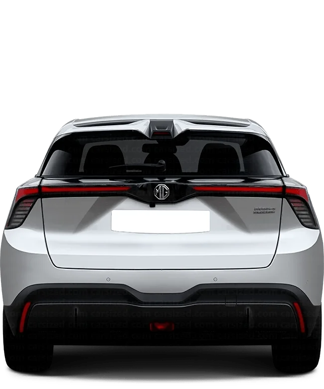 Dimensions: MG MG4 2022-present vs. Tesla Model Y 2025-present