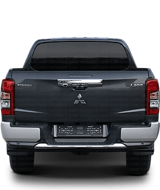 Mitsubishi L200 2019-present Dimensions Rear View