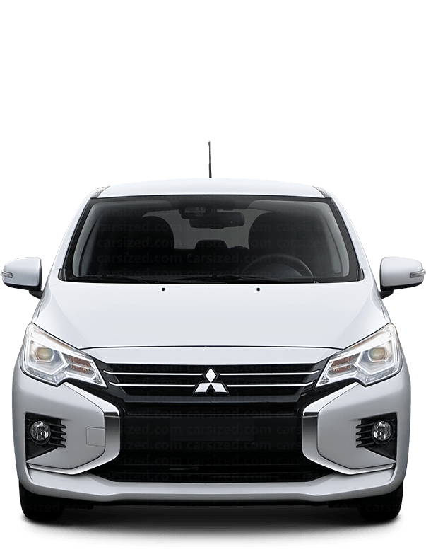 Dimensions: Mitsubishi Space Star 2020-present vs. Skoda Elroq 2025-present