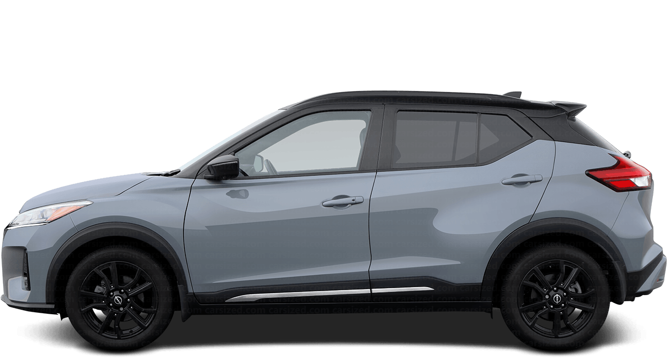 Abmessungen: Ford Mustang Mach-E 2021-heute vs. Nissan Kicks 2020-2023