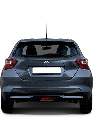 Nissan Micra 2016-present Dimensions Rear View
