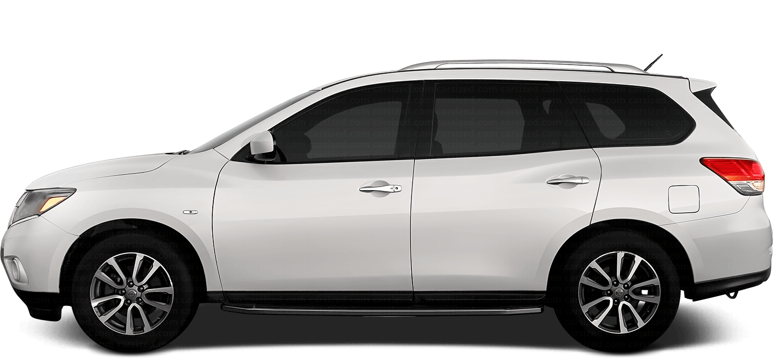 Abmessungen: Nissan Pathfinder 2012-2020 vs. Tesla Model Y 2025-heute