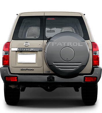 Nissan Patrol 2004-2010 Dimensions Rear View