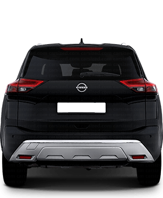 Nissan X-Trail 2021-present Dimensions Rear View