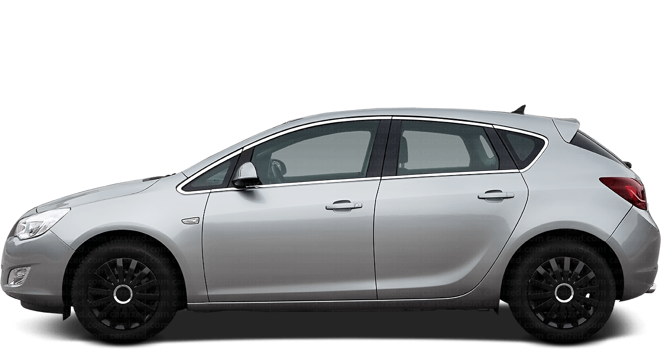 Abmessungen: Opel Astra 2009-2012 vs. Skoda Elroq 2025-heute