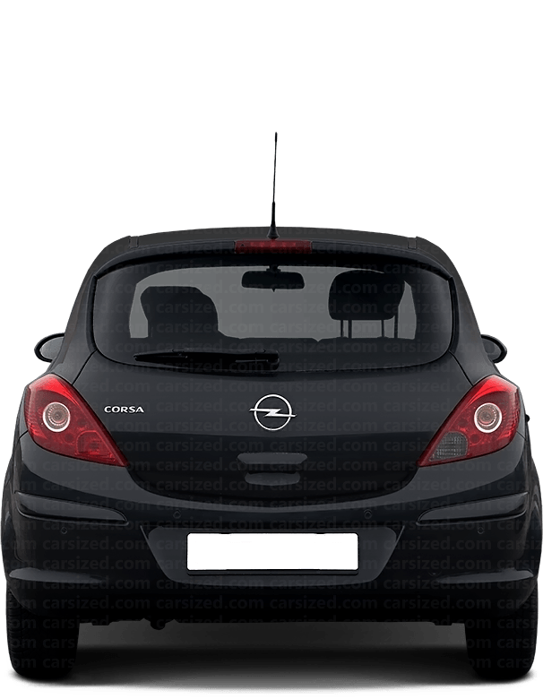 Dimensions: Opel Corsa 2006-2010 vs. BYD Dolphin 2021-present