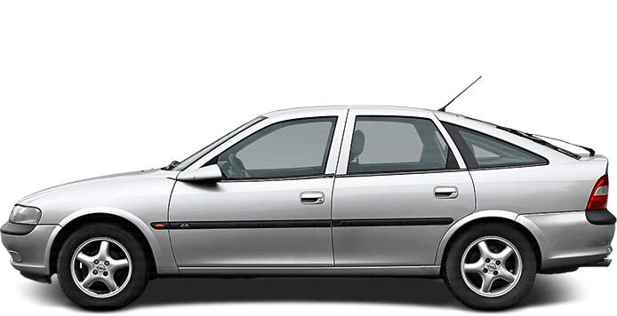 Opel Vectra 1995-2002 Dimensions Front View