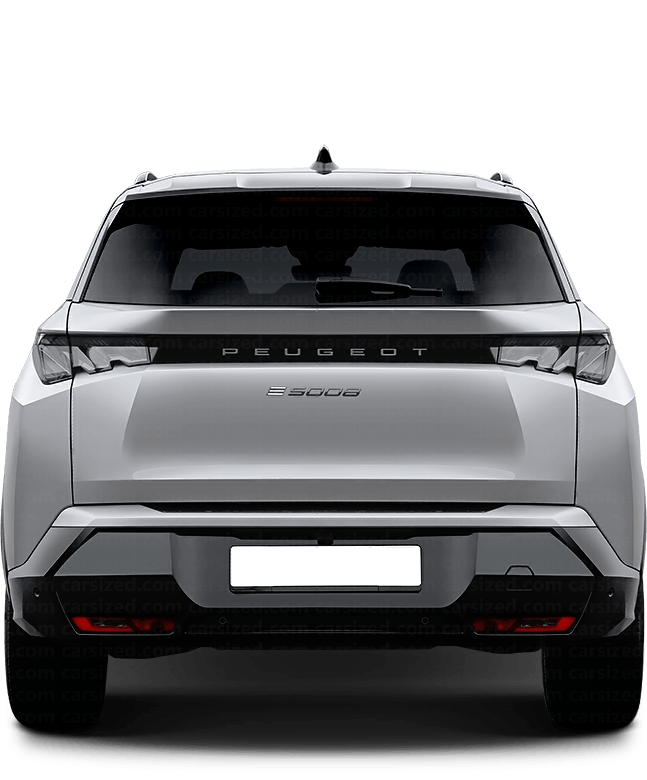 Dimensions: Toyota Urban Cruiser 2025-present vs. Peugeot 5008 2024-present